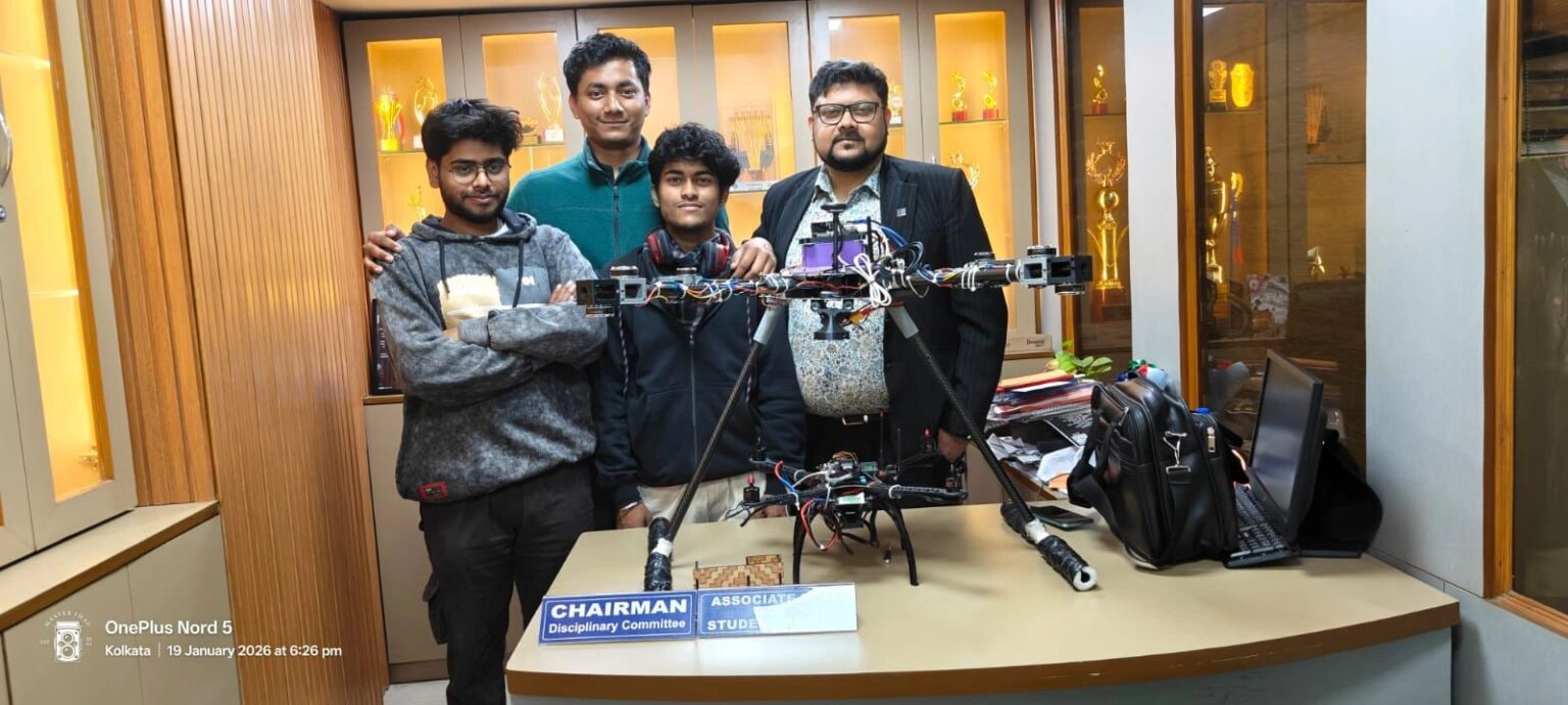 Team Sky Rangers Develop AI-Based Autonomous Drone at Techno India ...
